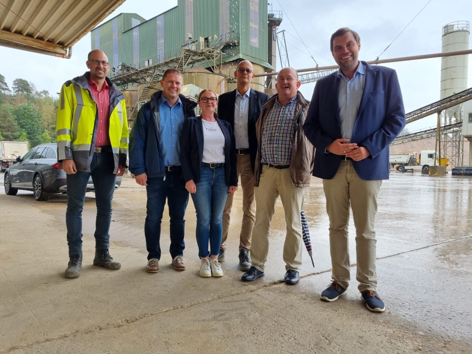 Landtagskandidat besucht Kieswerk Reese – CDU Stadtverband Rinteln